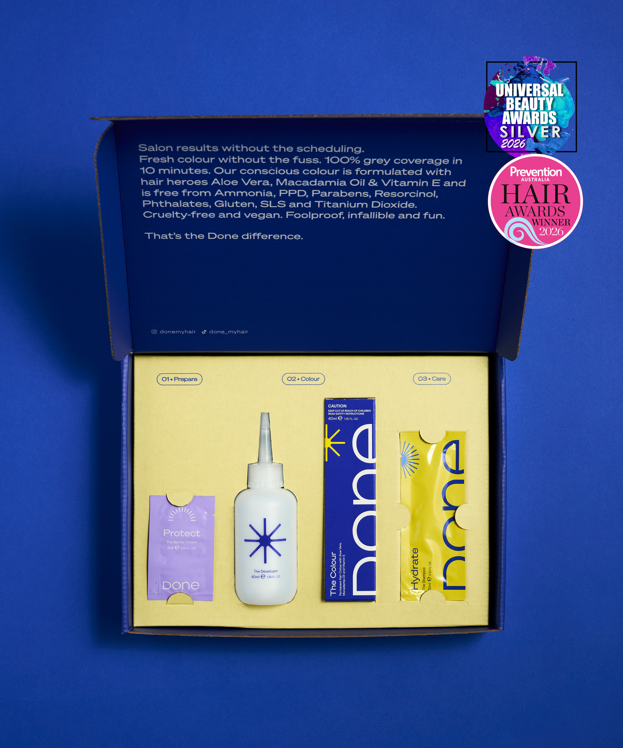 Done | Ultimate Root Retouch Kit | Premium Home Hair Colour