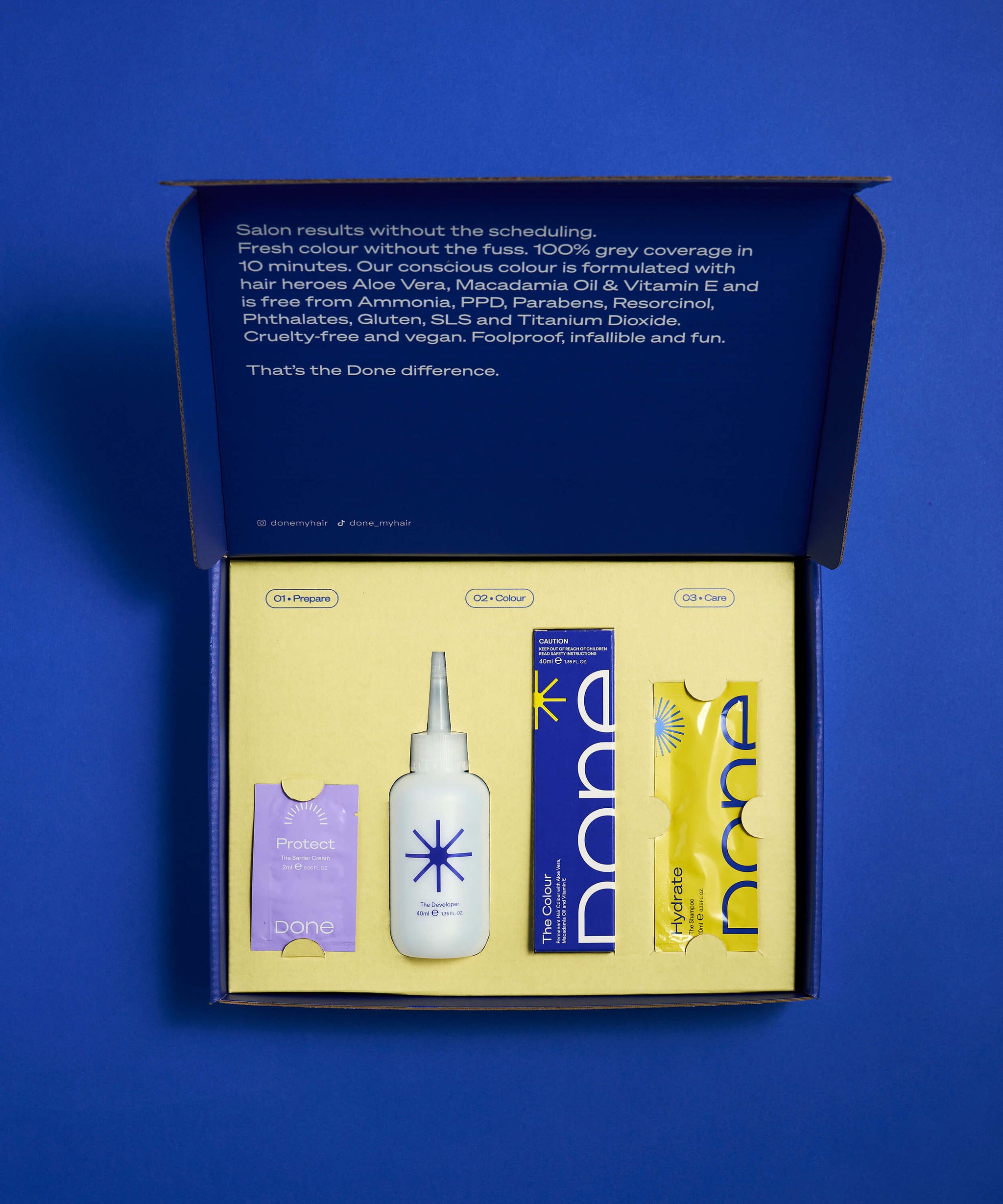 Done | Ultimate Root Retouch Kit | Premium Home Hair Colour